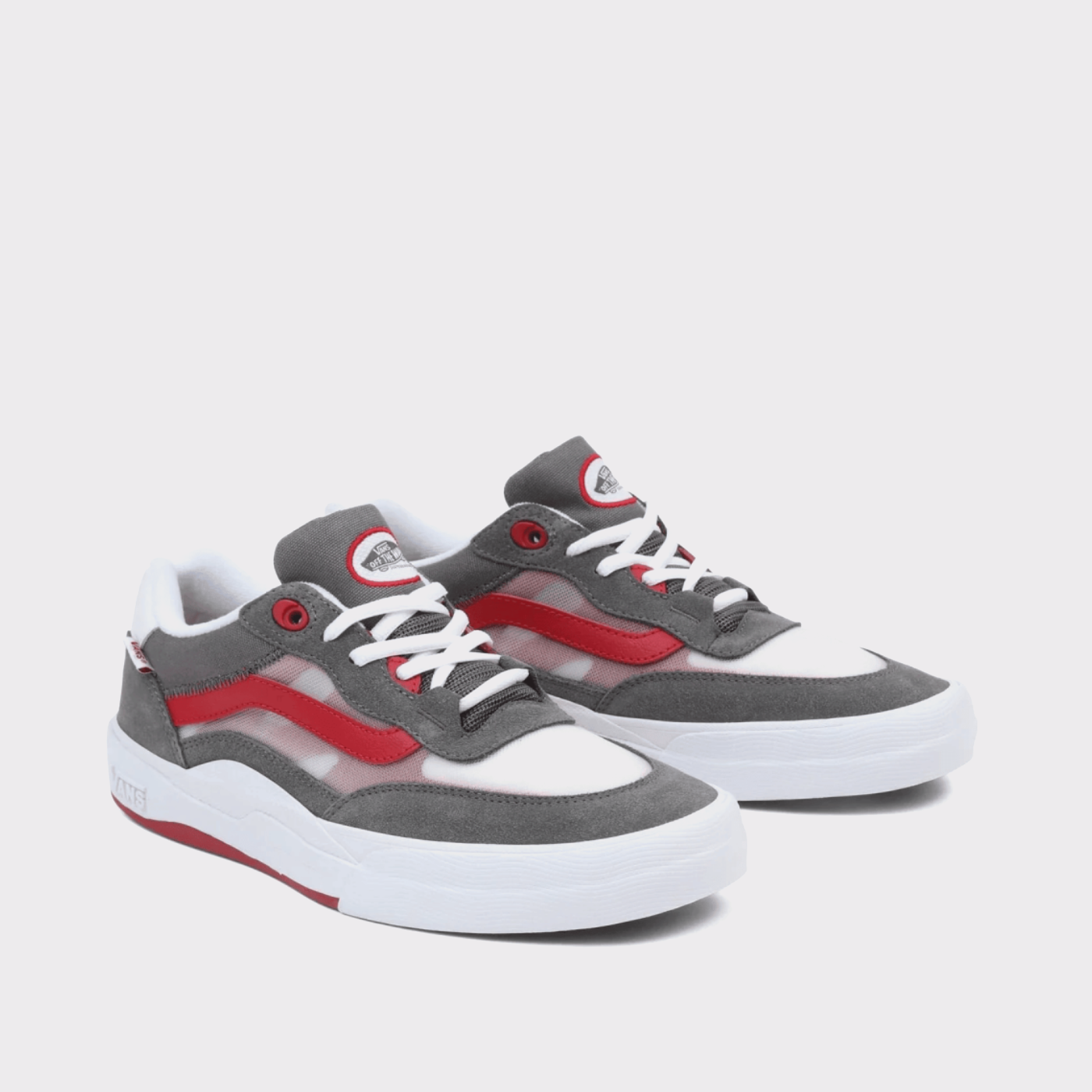 Vans – Basket Hommes – MN WAYVEE ‘Gray White Red’ – GoMode